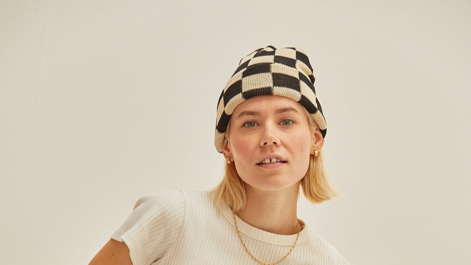 Checkerboard Slacker Beanie – weld mfg